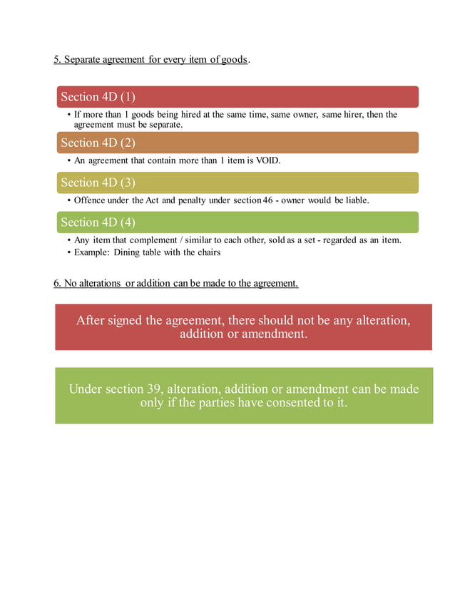 Hire purchase agreement | DOCX | Law