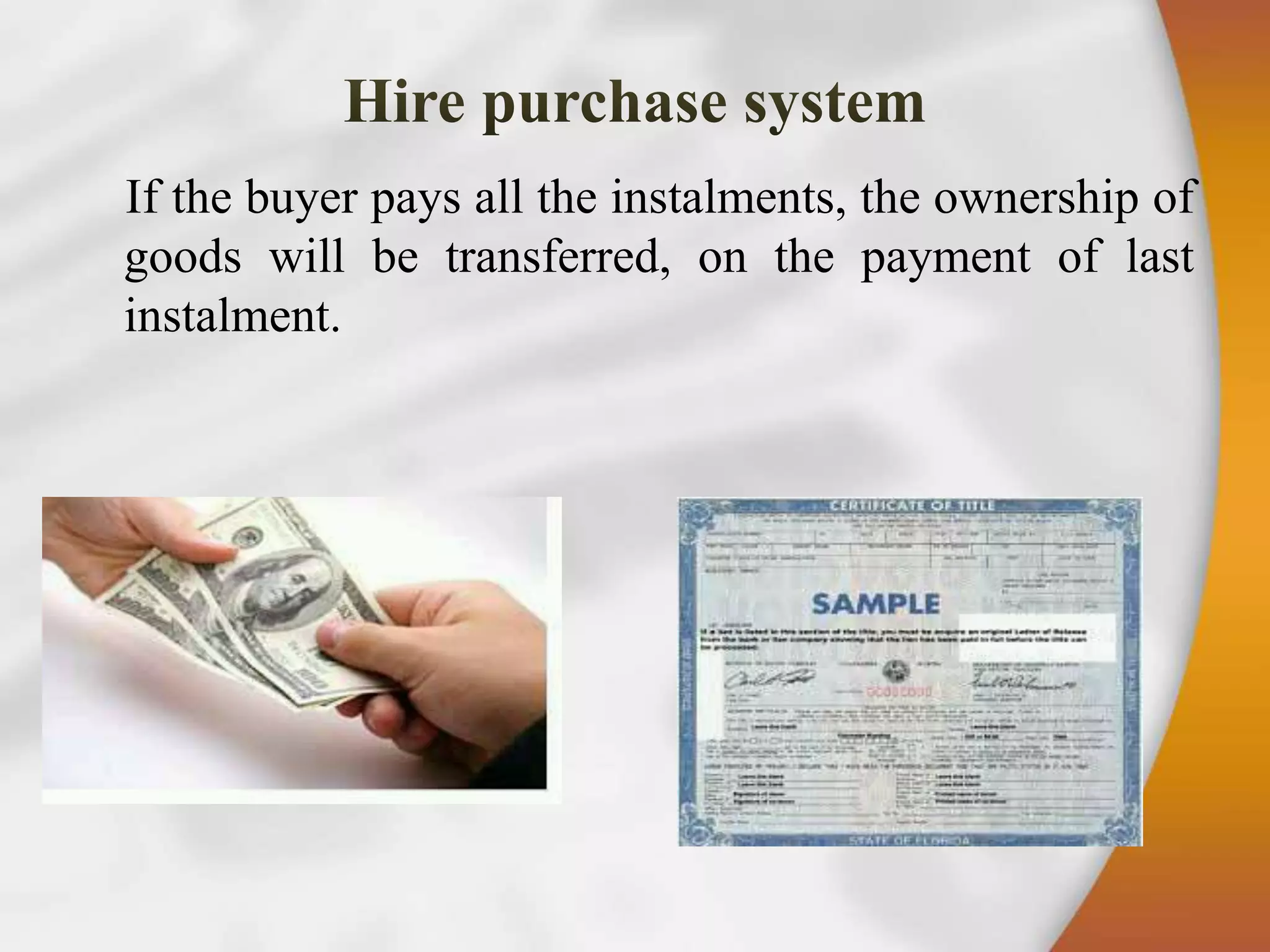 hire purchase system sims | PPT