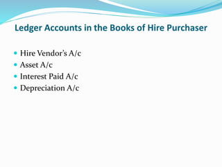 Hire purchase system default and repossession | PPTX