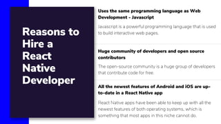 Hire react native developer | PPT