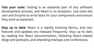 React Developer: A Short Guide to Everything React | PPT