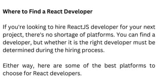React Developer: A Short Guide to Everything React | PPT