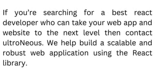 React Developer: A Short Guide to Everything React | PPT