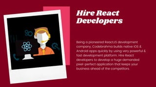 Hire react js developers | PPT