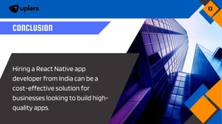 Hire React Native App Developer India | PDF