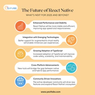 The Future of React Native: What’s Next for 2025 and Beyond? | PDF