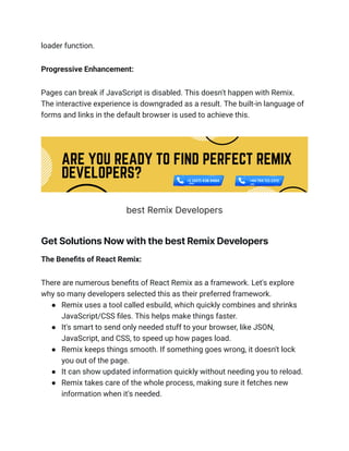 Hire React Remix Top Developers | PDF