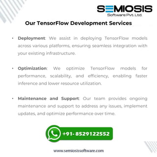 Hire Tensorflow Developers - ☎ +1 9177322215 | PDF | Technology Industry | Industries