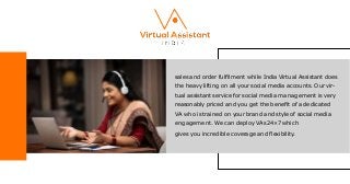 Hire The Best Virtual Assistant Social Media Manager With India Virtual ...