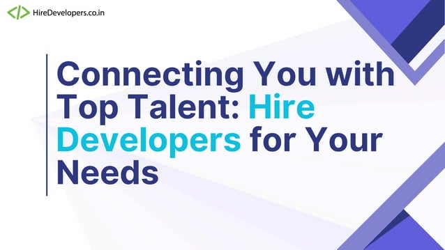 Hire Top Talented Developers in India 2024 | PPT