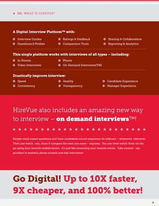 Hire vue overview brochure | PDF | Computer Software and Applications | Computing