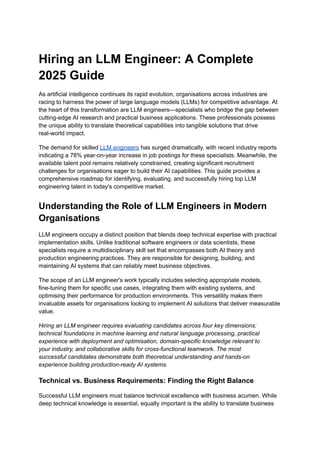 Hiring an LLM Engineer_ A Complete 2025 Guide.pdf