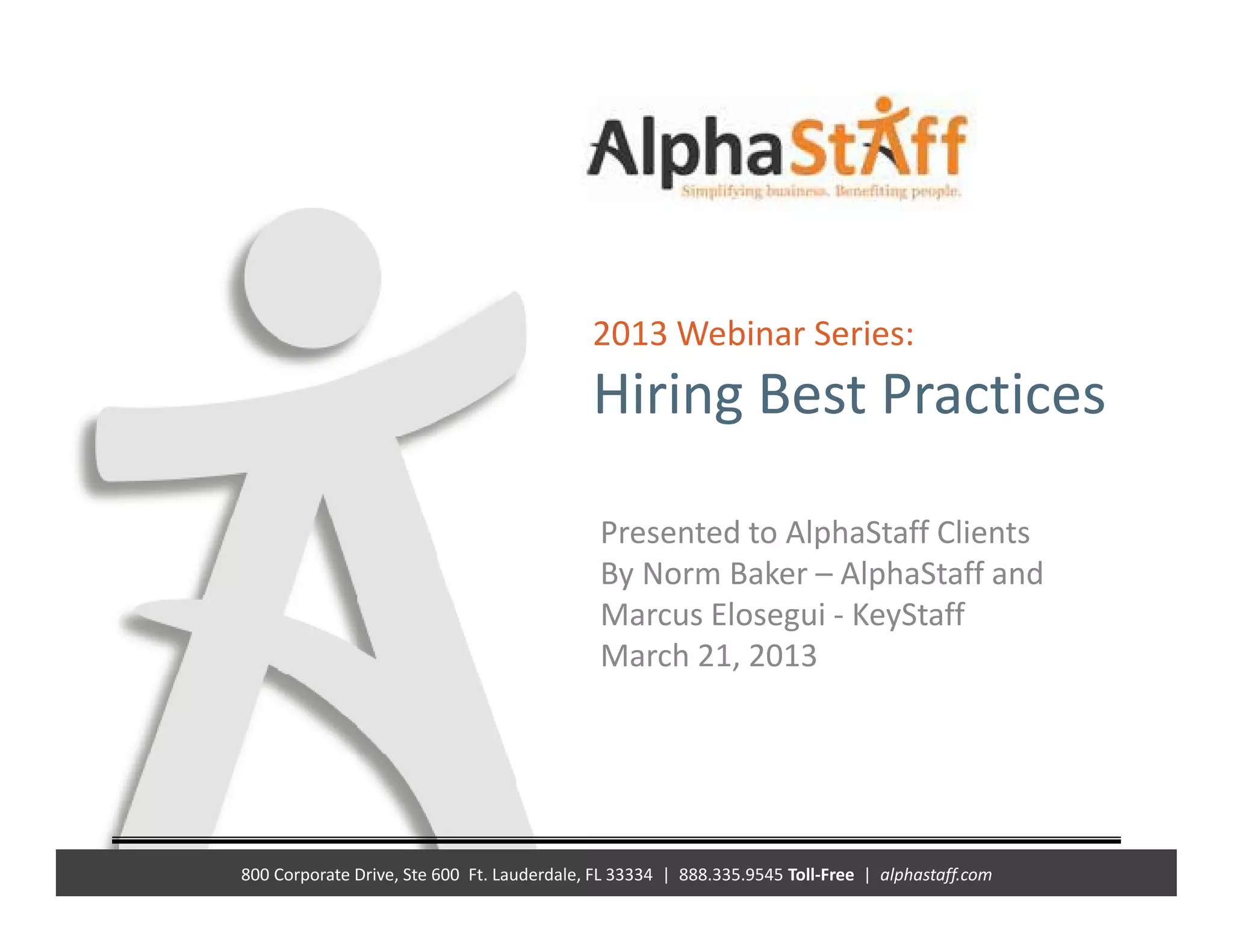 Hiring Best Practices | PDF