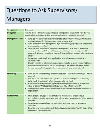 Hiringdeptinterviewguide | PDF