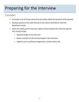 Hiringdeptinterviewguide | PDF