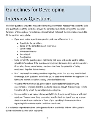 Hiringdeptinterviewguide | PDF