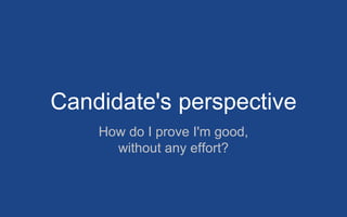 Hiring developers demystified | PPT