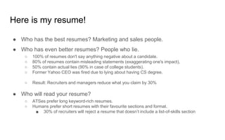 Hiring developers demystified | PPT