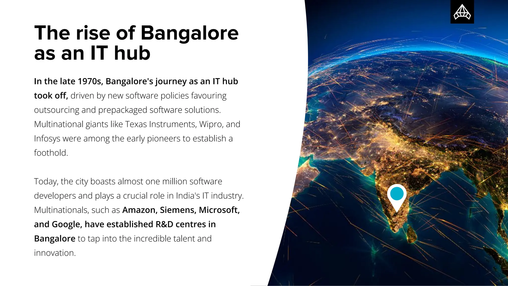 Building a dev team in Bangalore, The Silicon Valley of Asia | PPT