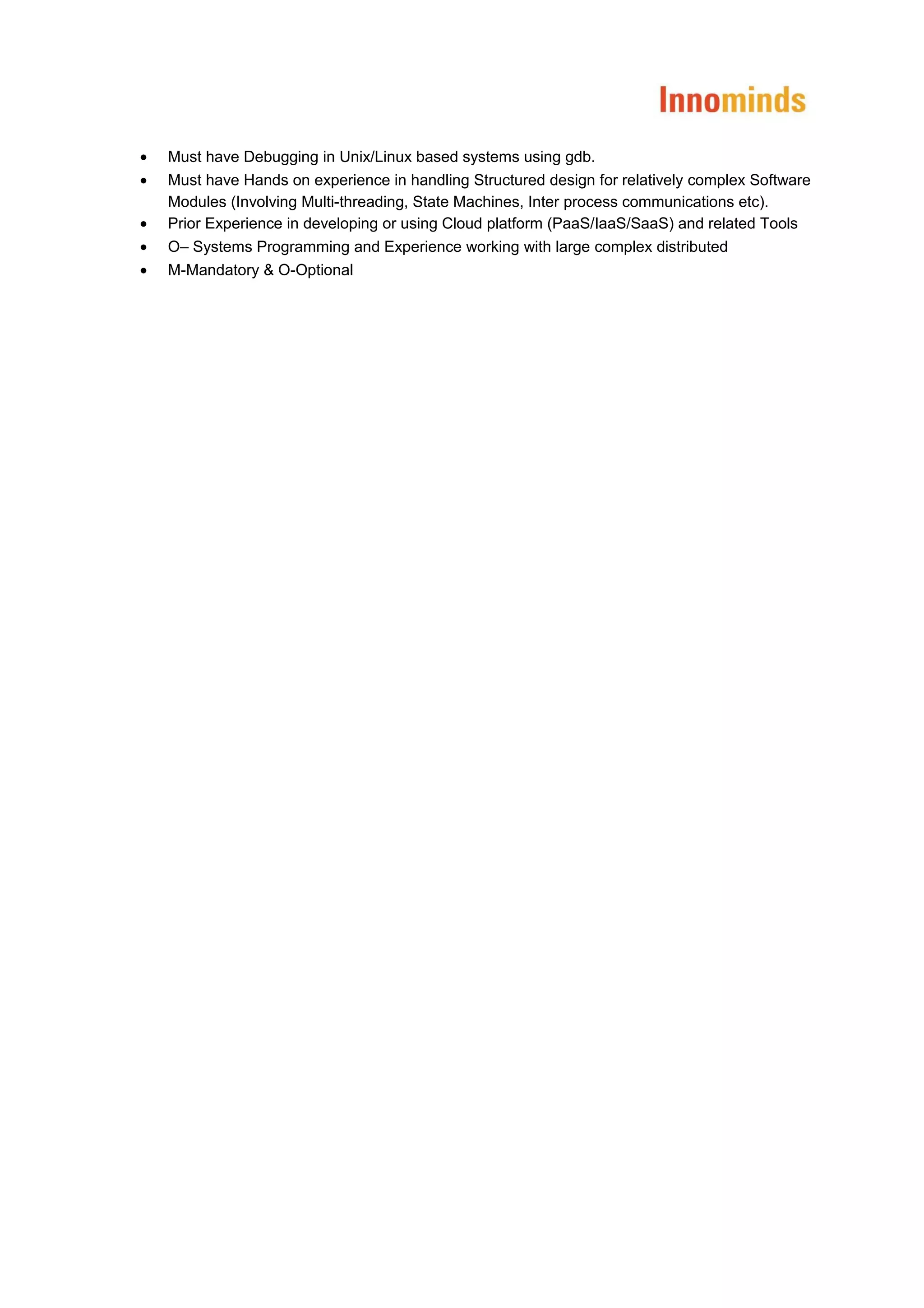 Hiring@innominds | PDF