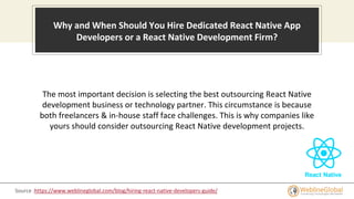 Hiring React Native Developers: A Comprehensive Guide | PPT