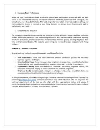 Hiring Right The Importance Of Candidate Evaluation.pdf