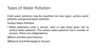 Water Pollution | PPTX