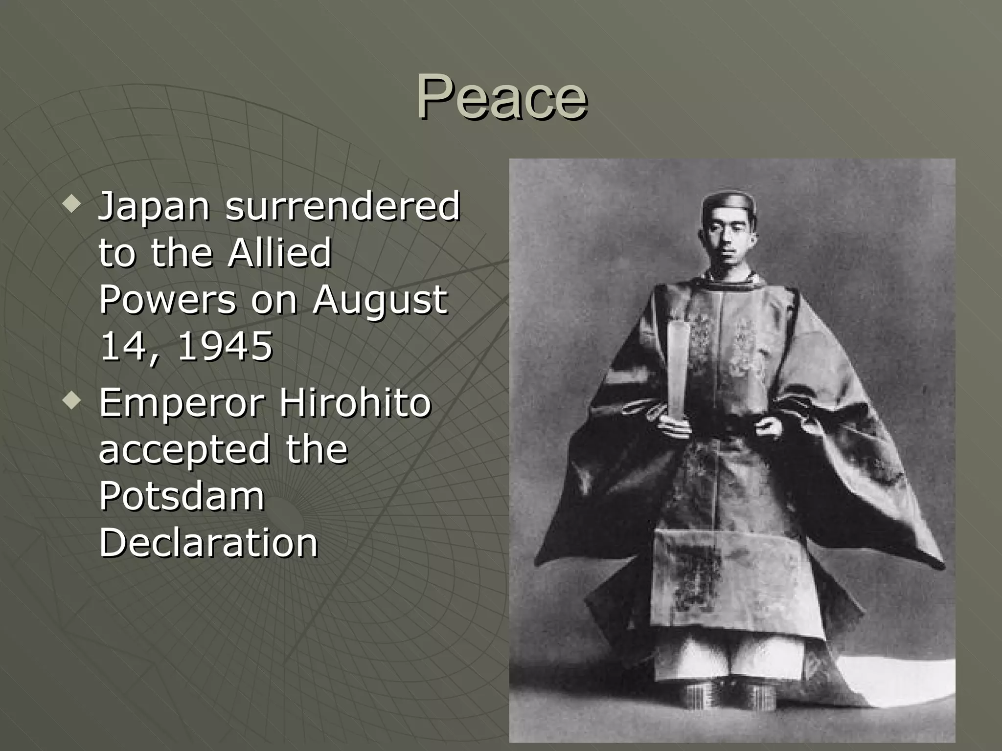 Hiroshima + Nagasaki Powerpoint | PPT