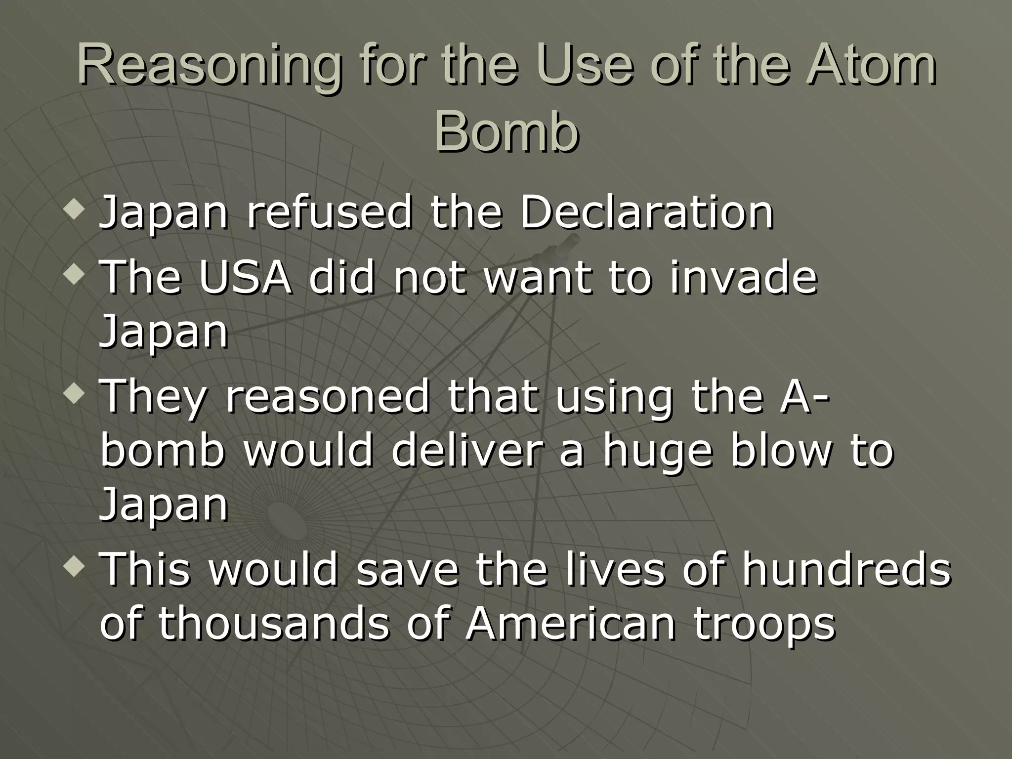 Hiroshima + Nagasaki Powerpoint | PPT