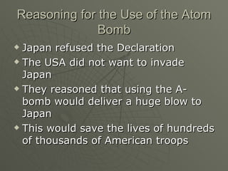 Hiroshima + Nagasaki Powerpoint | PPT