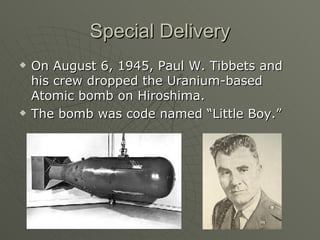 Hiroshima + Nagasaki Powerpoint | PPT