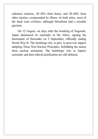Hiroshima nagasaki | DOCX
