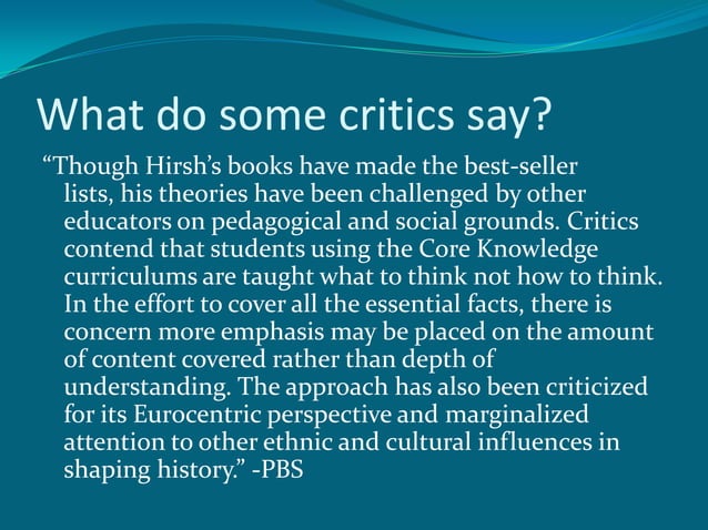 Hirsch presentation | PPTX