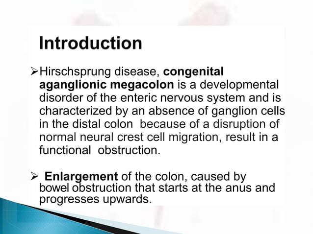 Hirschprung's Disease (HD) Lecture.pptx | Digestive Disorders | Diseases and Conditions