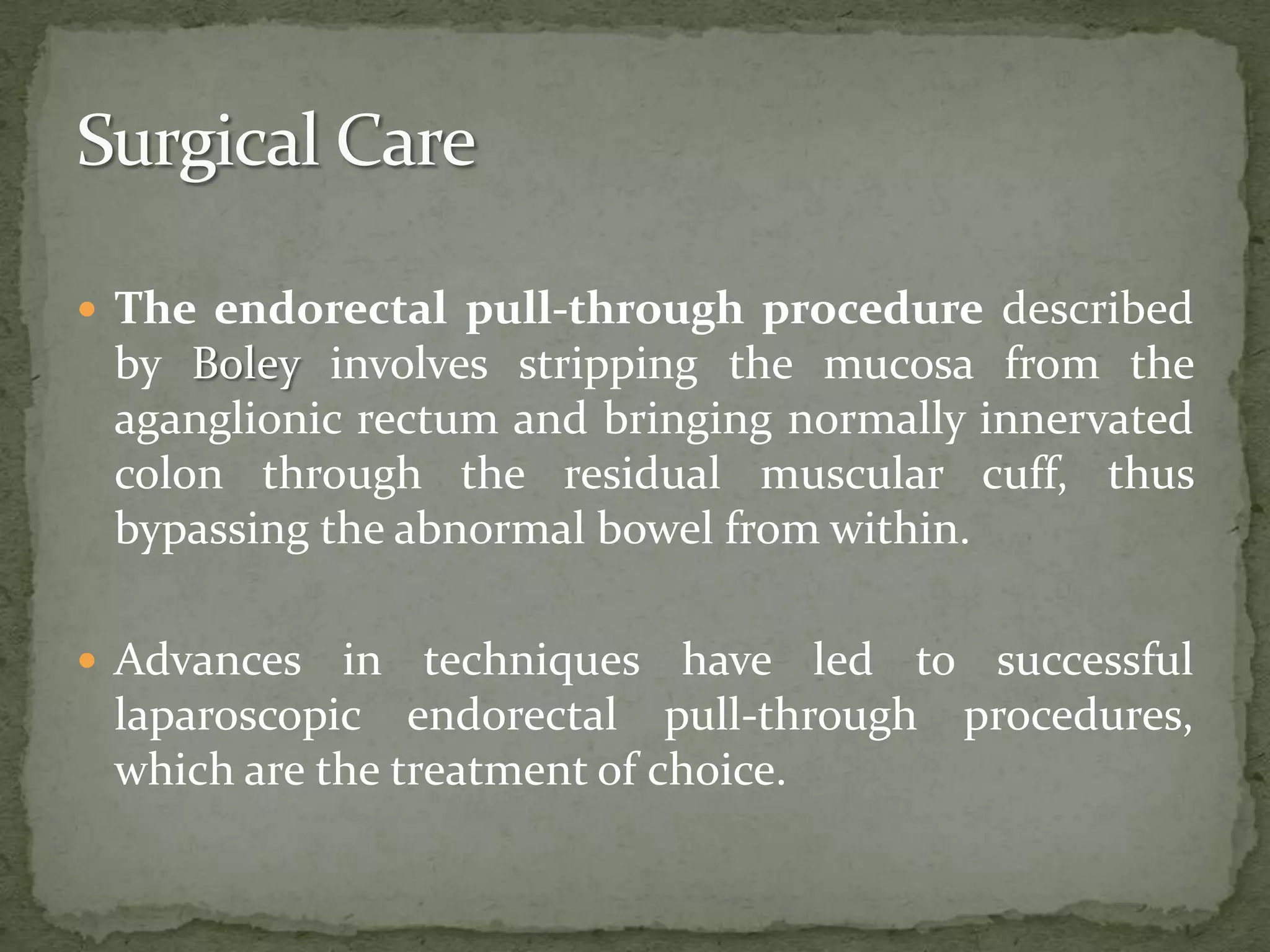 Hirschsprung Disease | PPTX