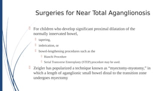 Hirschsprung Disease - Approach & Management | PDF