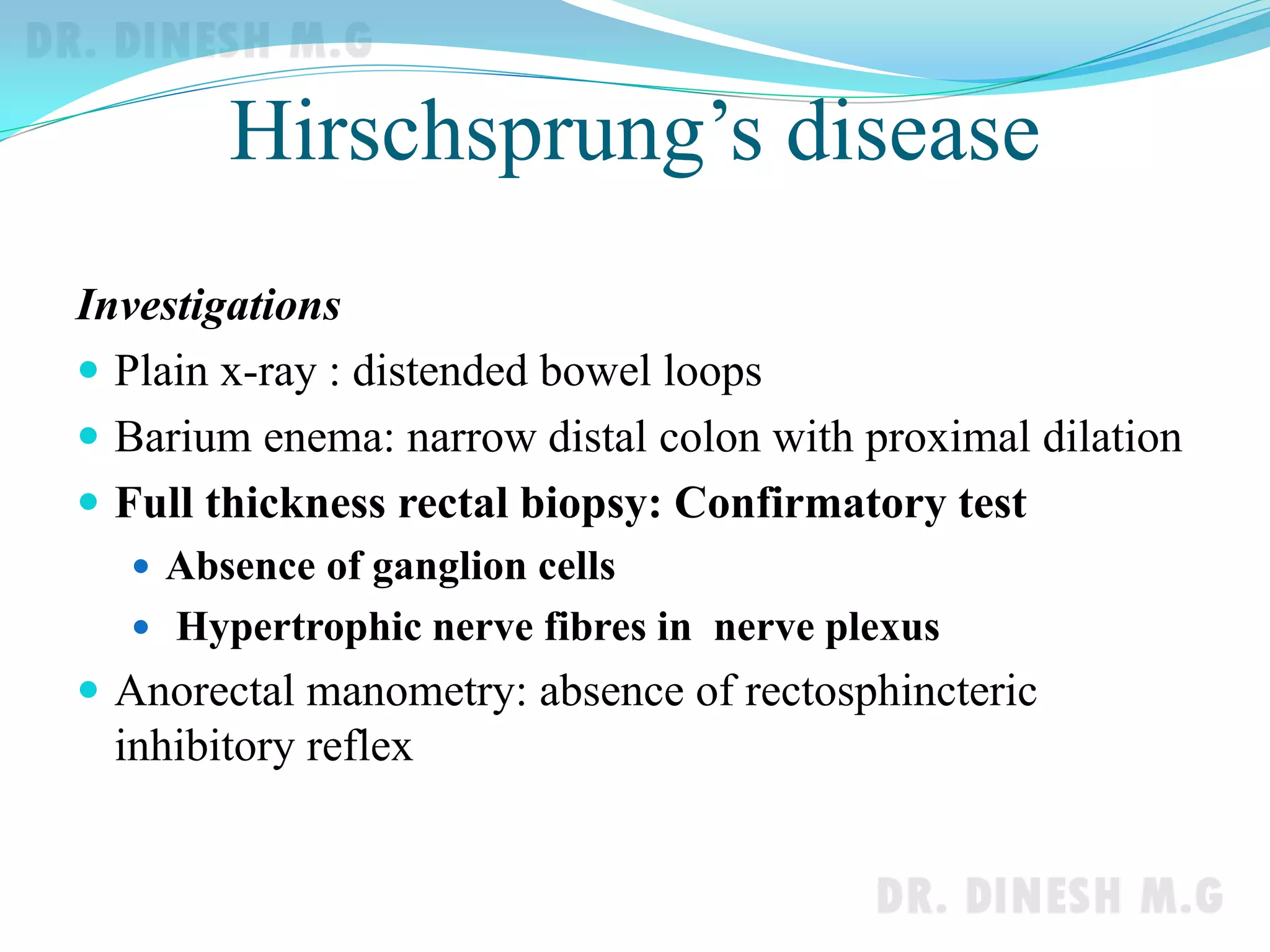 Hirschsprung's Disease | PDF