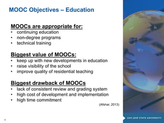 MOOCs: Opportunities and Challenges for Libraries | PDF | Internet | Computing