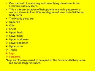 Hirsutism | PPTX