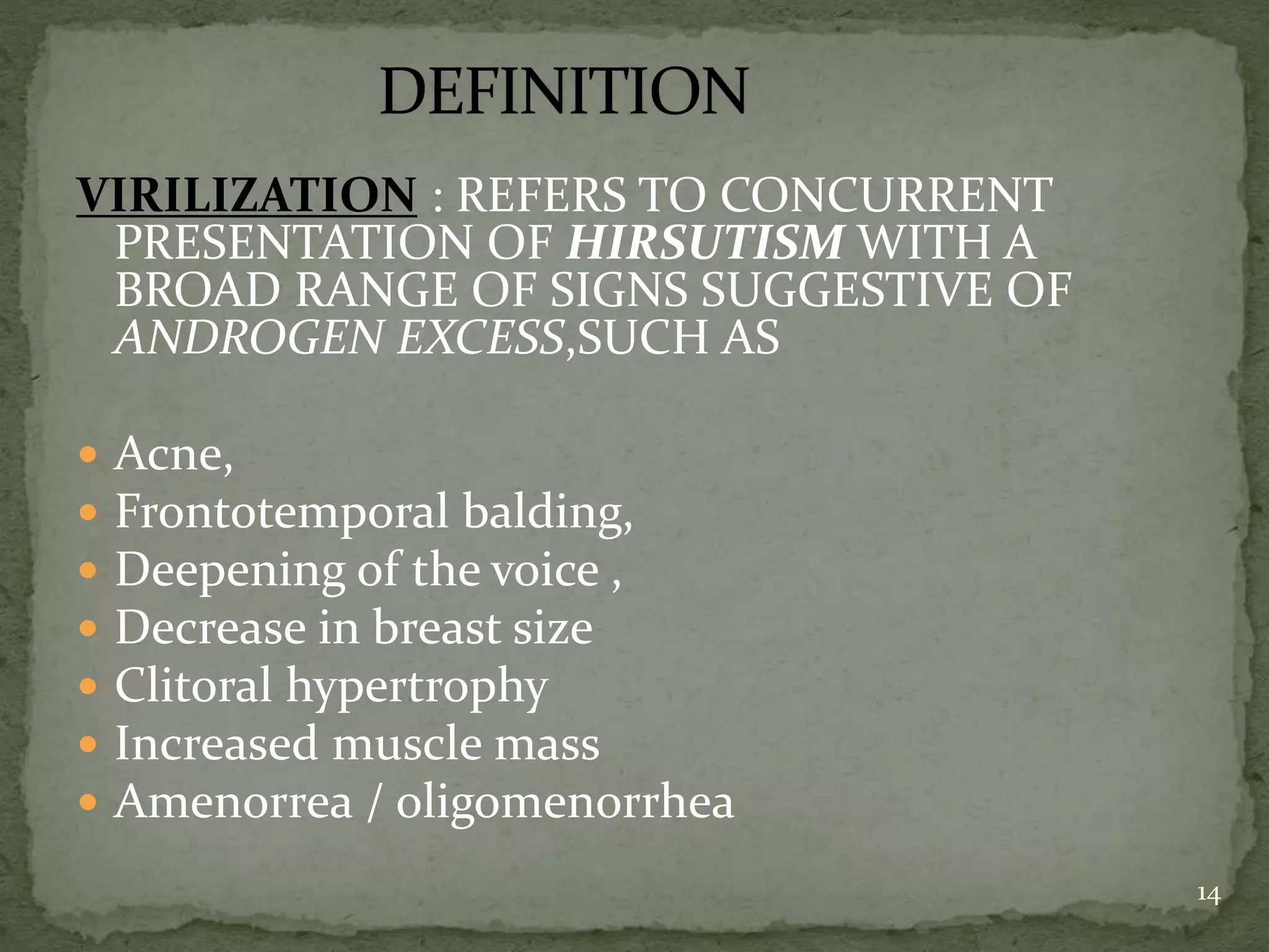 Hirsutism | PPTX