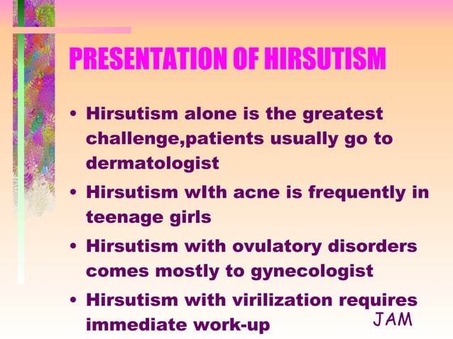 Hirsutism | PPT | Hormonal Disorders | Endocrine and Metabolic Diseases