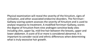 Hirsutism and virilism /. pdf | PDF