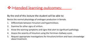 Hirsutism and virilism /. pdf | PDF