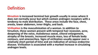 Hirsutism and virilism /. pdf | PDF