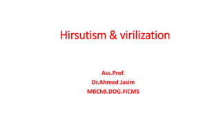 Hirsutism and virilism2. pdf | PDF