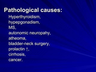 Hirsutism , Virilism, Gynaecomastia, Impotence | PPT