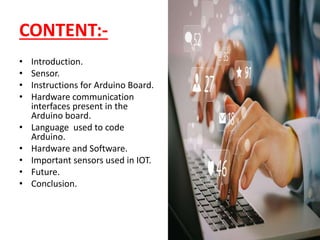 Wireless sensors | PPTX