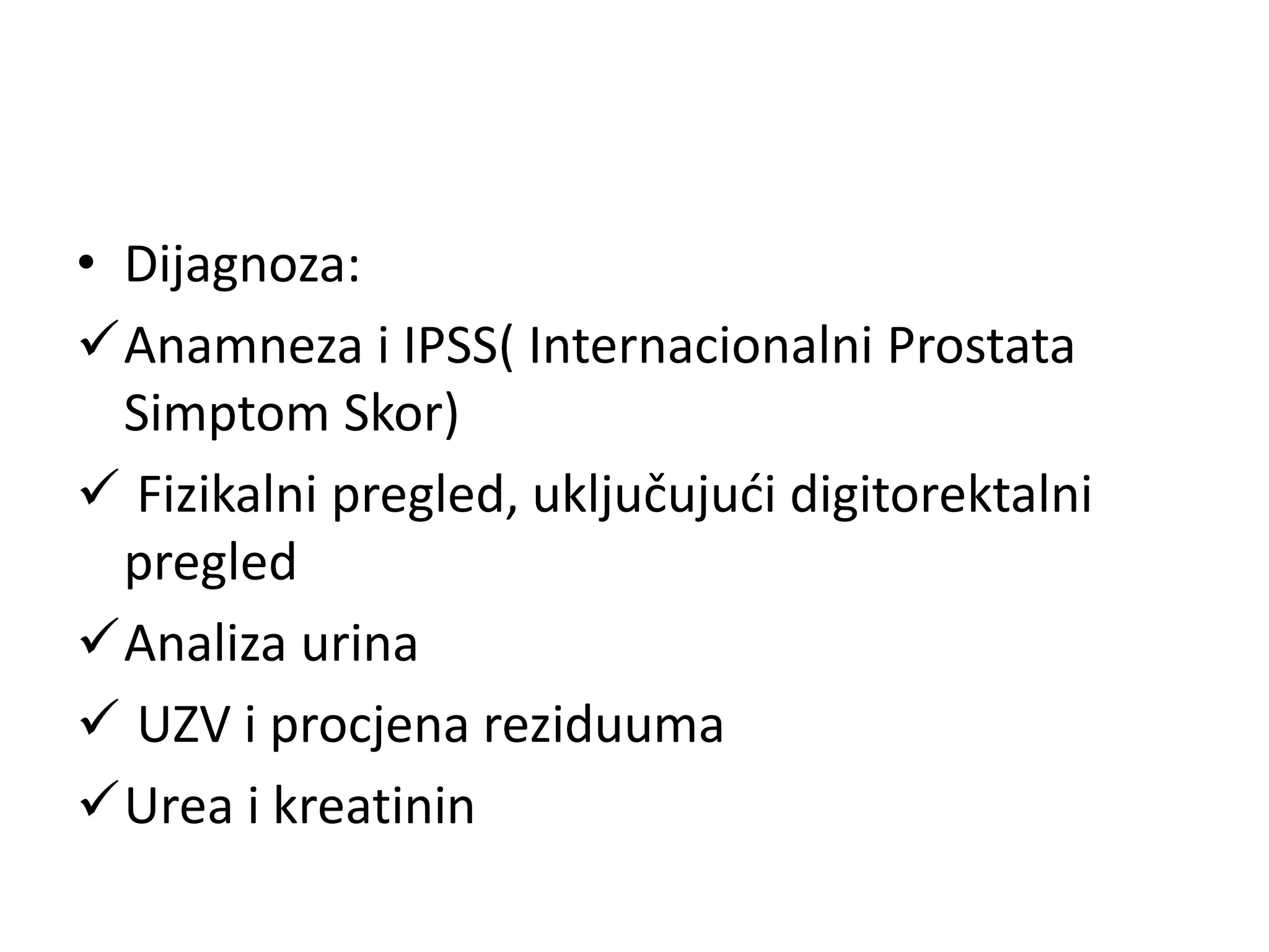 Hirurska oboljenja prostate