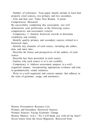 HIS-FP1100HIS-FP1100Evaluating Historical Sources WorksheetUse | DOCX