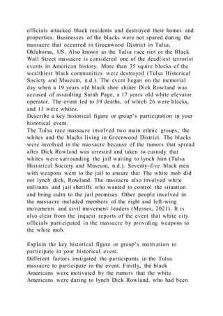 HIS 100 Module Two Activity Template Primary and Secondary Source | DOCX